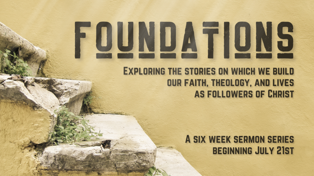 Foundations Sermon Series slide – Sunrise UMC