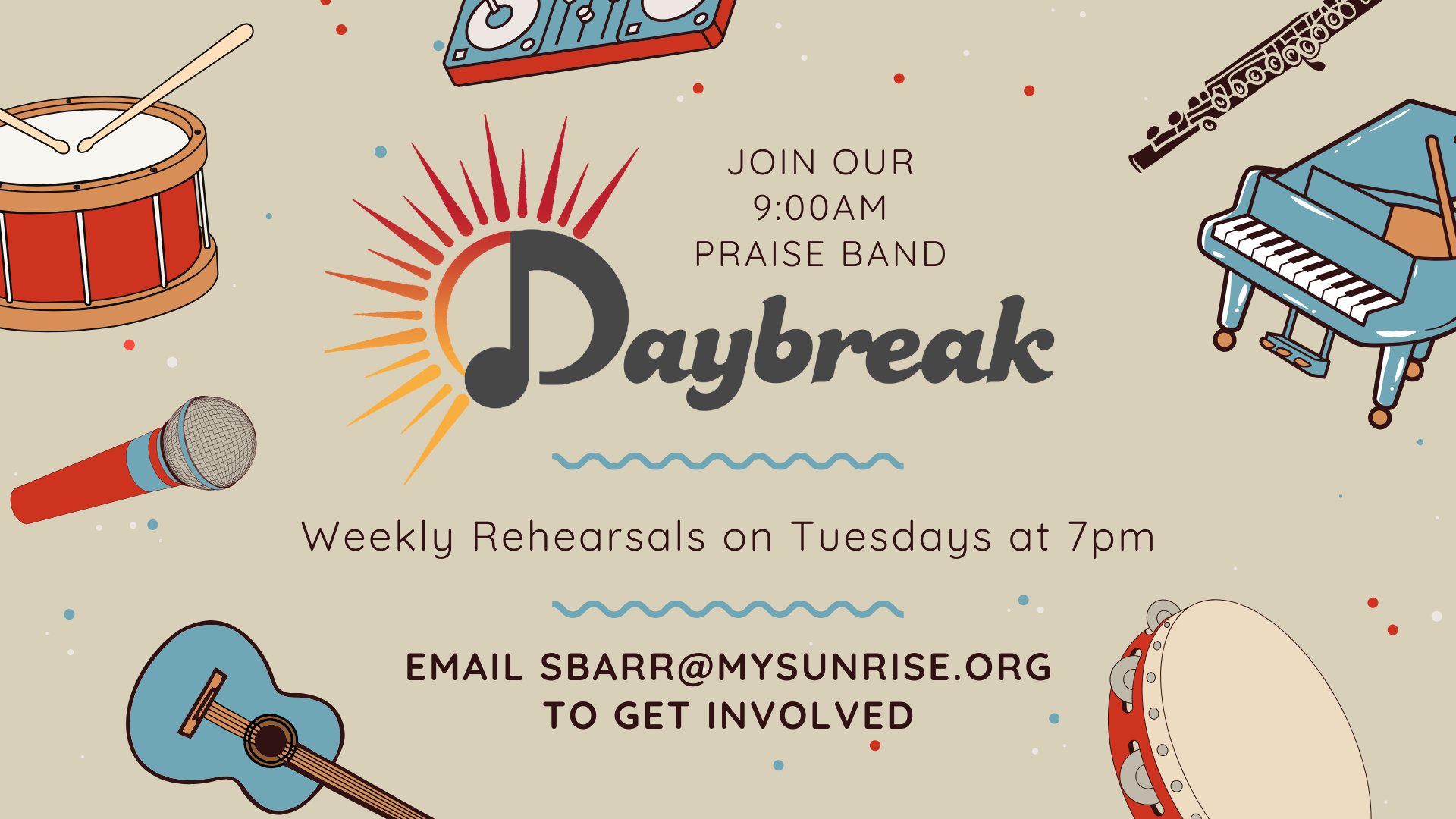 Daybreak Praise Band slide – Sunrise UMC